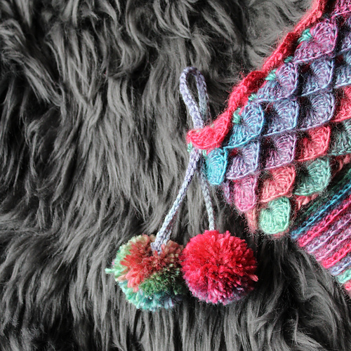 Ravelry: Dragon's Scale Stocking pattern by Ramona Byers