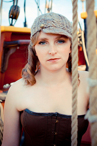 Ravelry: The Master and Commander Cap & Cowl pattern by Aimee Skeers