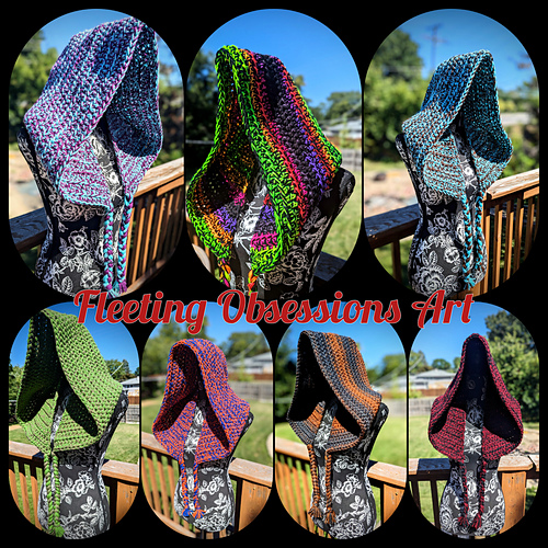 Ravelry: Druid Hood Combo pattern by Fleeting Obsessions Art