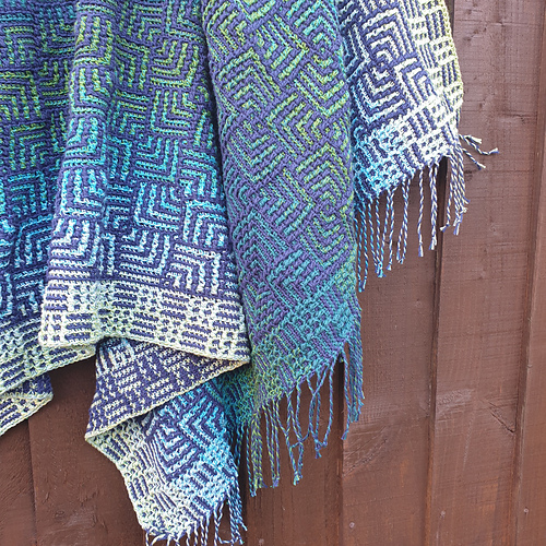 Ravelry: Mosaic Pinwheel Shawl pattern by Fleurs Yarn Creations