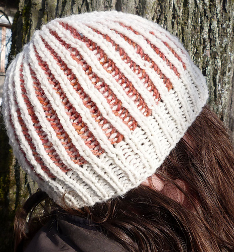 Ravelry: Brioche Recto Verso Hat pattern by LD