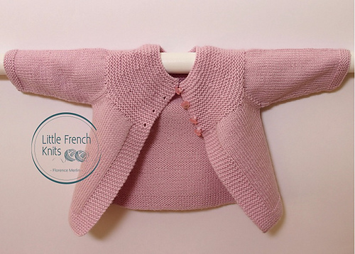 Ravelry: 5 / Pink Jacket pattern by Florence Merlin