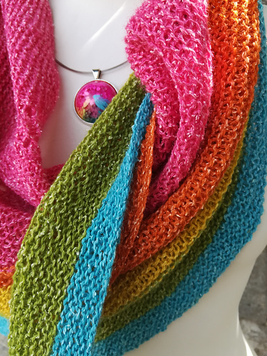 Ravelry: Das andere Tüchle pattern by knitcats Design