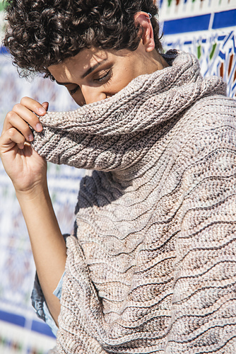 Ravelry: Cumulus Poncho pattern by Elena Fedotova