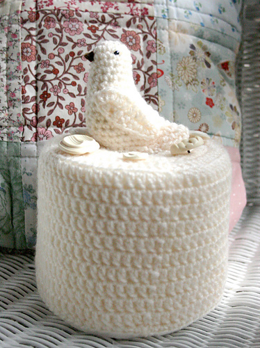 Ravelry: Bird Toilet Roll Paper Cover pattern by Little Doolally