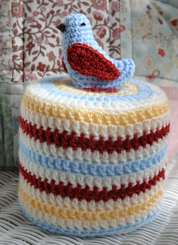 Ravelry: Bird Toilet Roll Paper Cover pattern by Little Doolally