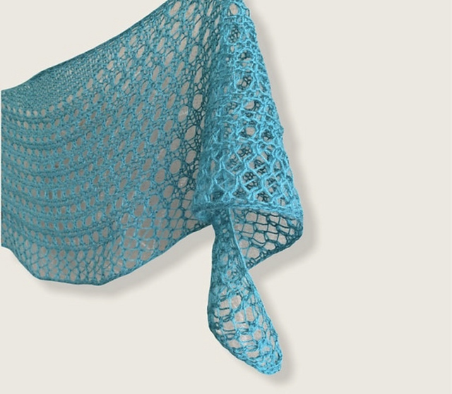 Ravelry: Simple lace shawl pattern by Tana Bg
