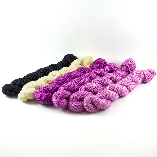 Ravelry: Brenda and Heather Yarns Gradient Mini Skein Sets