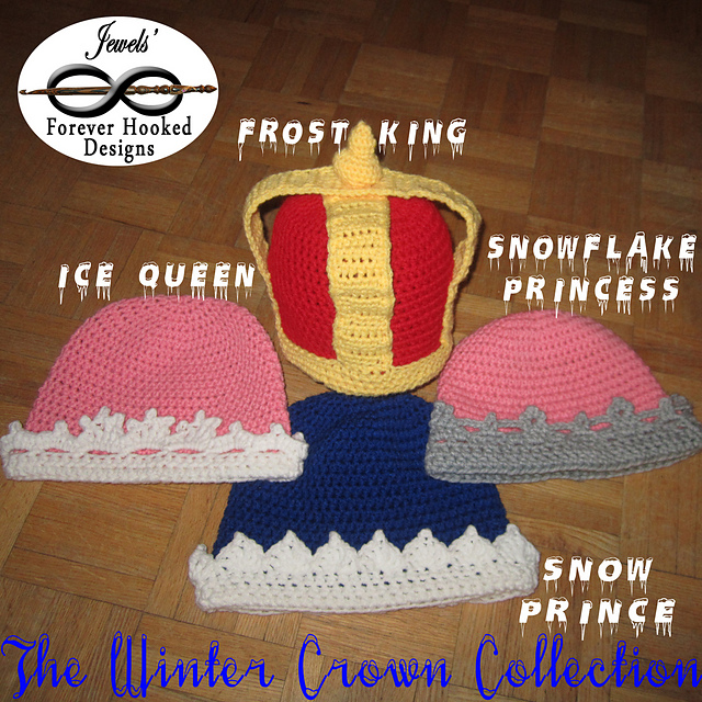 Ravelry: Winter Crown Collection pattern by Jewels' Forever Hooked Designs