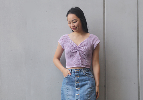 Ravelry: Magnolia Sweetheart Top pattern by Grace Forthefrills