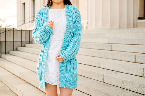 Ravelry: Palermo Ribbed Cardigan pattern by Grace Forthefrills