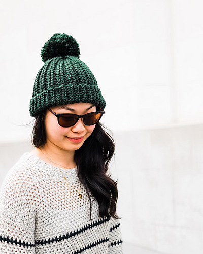 Ravelry: Alpi Ribbed Beanie pattern by Grace Forthefrills