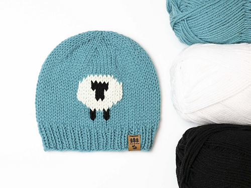Ravelry: Little Sheep Beanie Hat pattern by Tara Marie