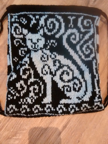 Ravelry: Spirit Cat Knitting Charts pattern by Melanie Nordberg