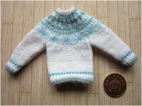 Ravelry: 1:12th scale snowflake sweaters pattern by Frances Powell
