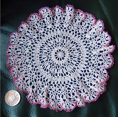 Ravelry: 1:12th scale Round Tablecloth pattern by Frances Powell