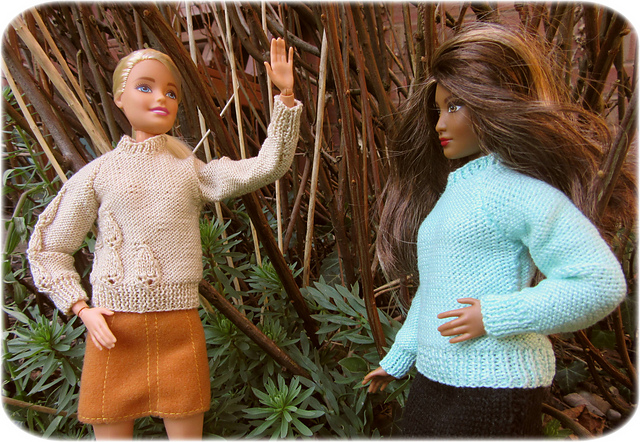 Ravelry: 1:6th scale Leaf Jumper pattern by Frances Powell