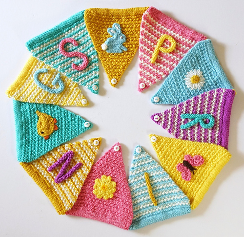 Ravelry: Spring Bunting pattern by Frankie Brown
