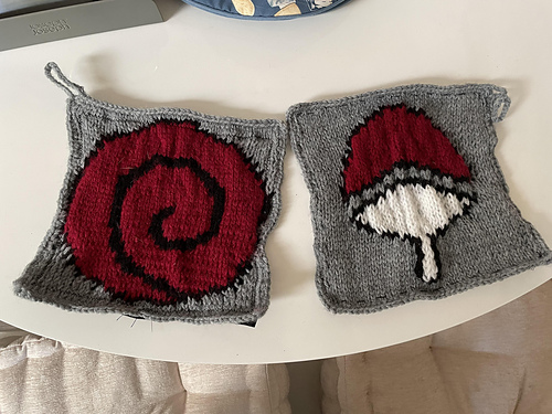 Ravelry: Naruto & Sasuke Potholders pattern by Frank Fay
