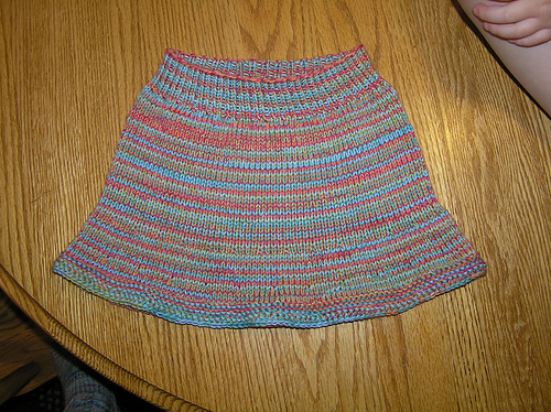 Ravelry: Freckle Flippy Skirt pattern by Heather Johnson