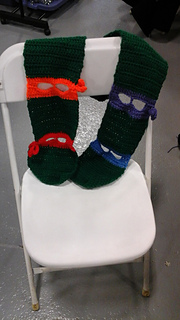 Ravelry: FreeCellPenguin's Ninja Turtle Scarf