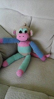 Ravelry: Top Down Colorful Monkey pattern by Elaine Okupski