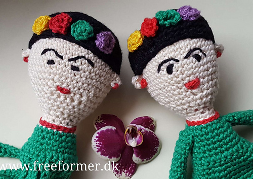 Ravelry: Frida Kahlo Doll pattern by Lena Knudsen