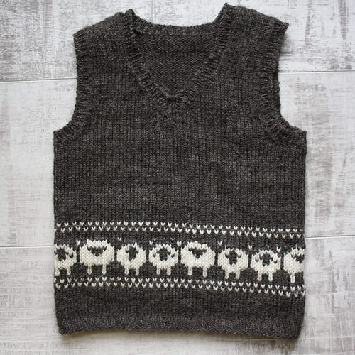 Ravelry: Wee Sheep Vest pattern by Amy Nowell