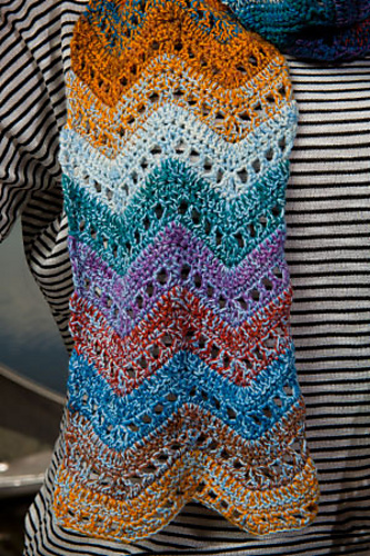 Ravelry: Chevron Scarf pattern by Kathy Merrick