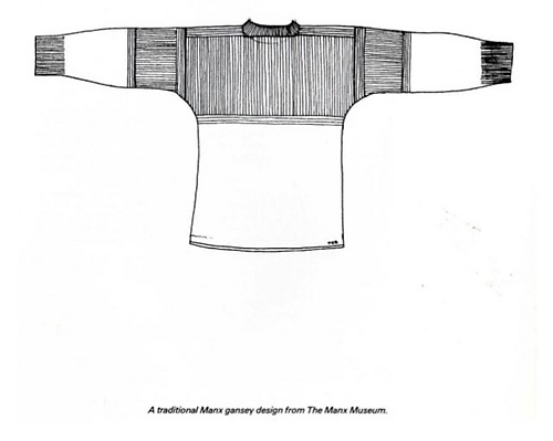 Ravelry: Manx Gansey pattern by Freyalyn Close-Hainsworth