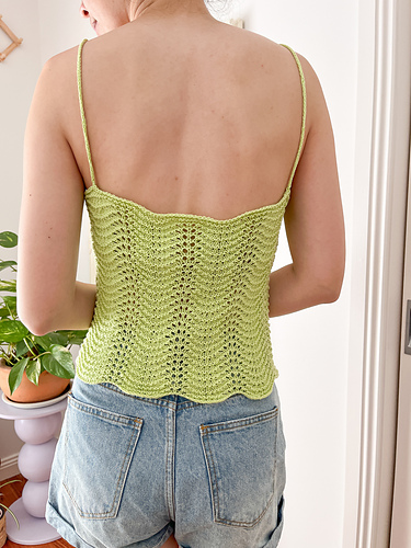Ravelry: Summer Lace Wavy Cami pattern by Friday Knits