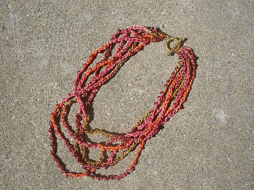 Ravelry: Stranded Chain Necklace pattern by Kelly Mac