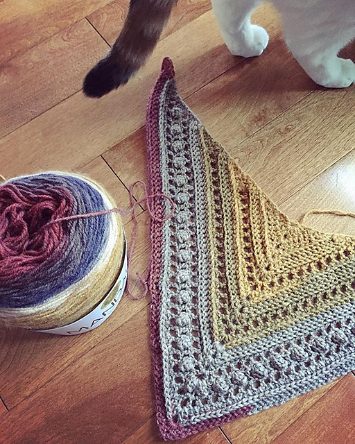 Ravelry: mollykmade's Secret Paths shawl