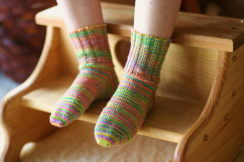Ravelry: Basic Sock Pattern in 8 sizes pattern by Judith Cahill