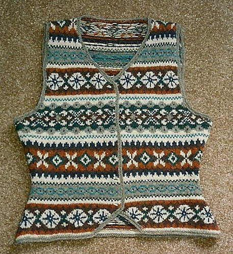 Ravelry: #05 Woman's Fair Isle Vest pattern by Lori Ihnen