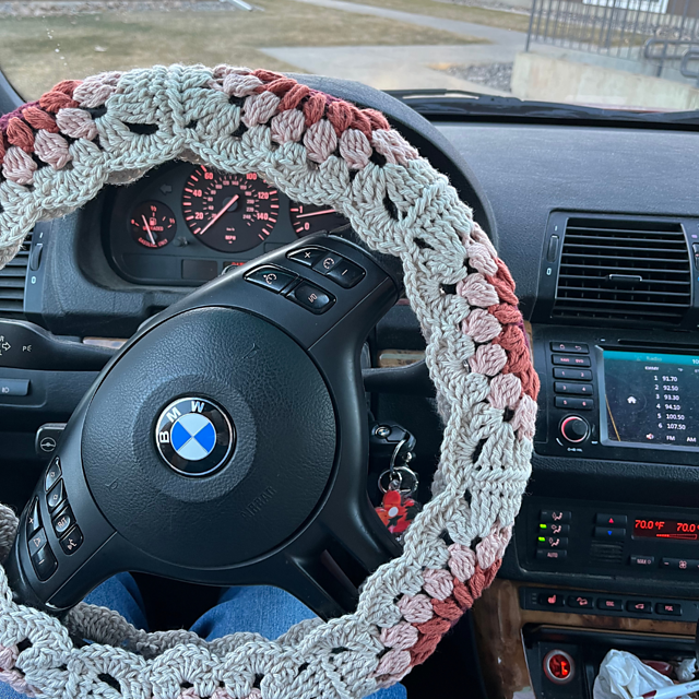 Ravelry: Flower Power Steering Wheel pattern by Gabriella Rose