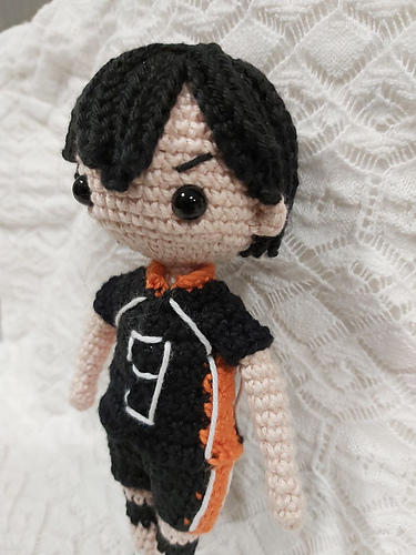 Ravelry: Tobio Kageyama amigurumi of the anime Haikyuu pattern by ...