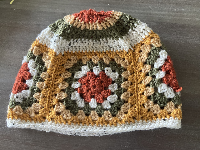 Ravelry: Granny Square Hat pattern by Gaye Brown
