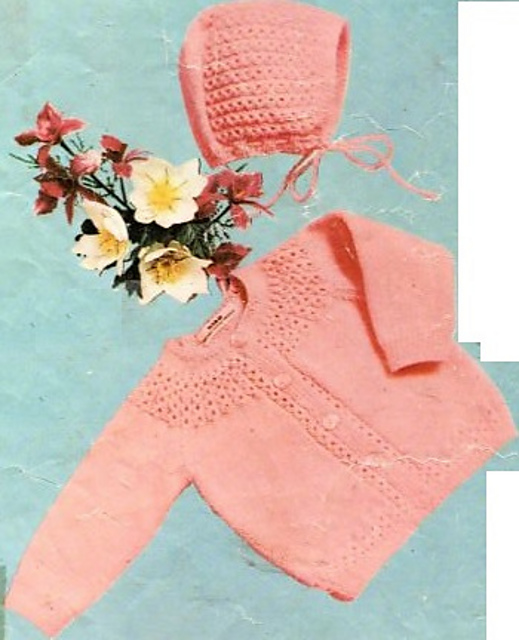 Ravelry: Coat and Bonnet pattern by Pingouin