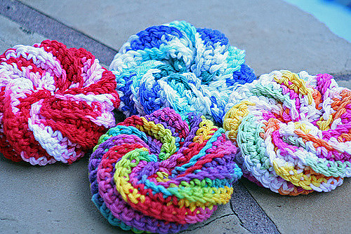 Ravelry: Spiral Scrubbie pattern by Judith Prindle