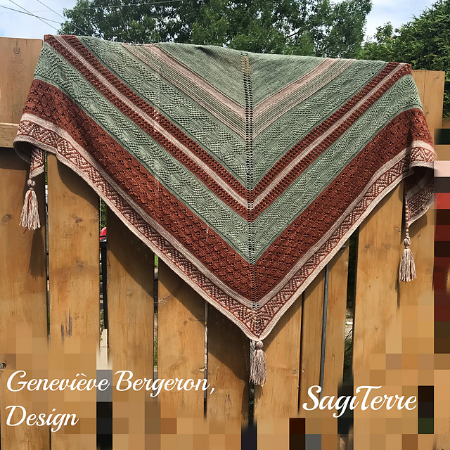 Ravelry: SagiTerre pattern by Genevieve Bergeron Design