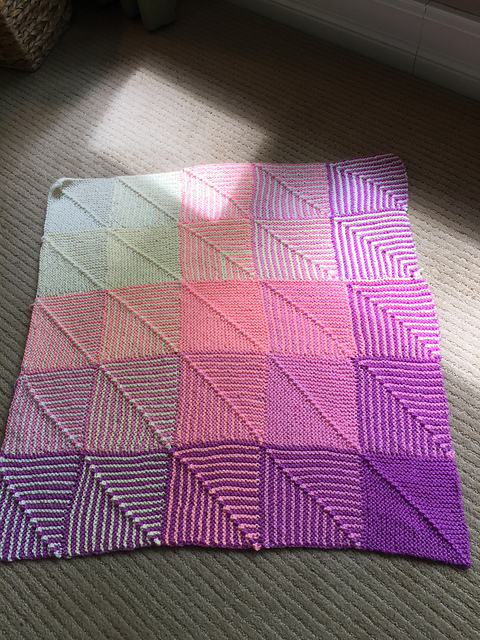 Ravelry: GeorgiaRain's Hue Shift Afghan Soft Colorway