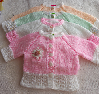 Ravelry: Baby Cardigan-Sweet Charlotte pattern by My Little Angel Babyknits