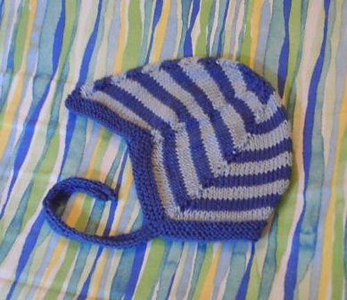 Ravelry: Baby Pilot Hat Modified pattern by Gerda Porter