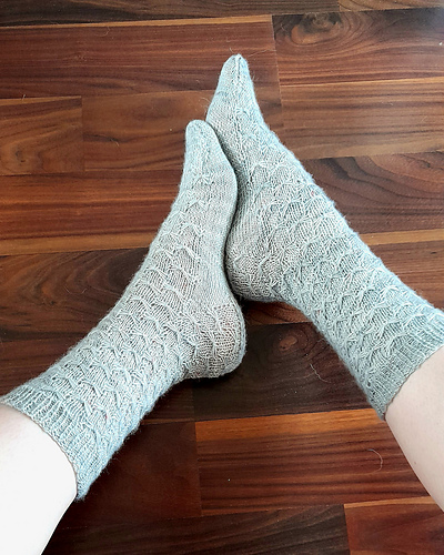 Ravelry: Flock socks pattern by Hanna Gough