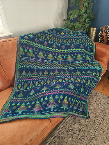 Ravelry: Sholach Mosaic Afghan pattern by Abi McIntyre