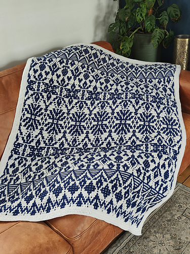 Ravelry: Botanica Mosaic Afghan pattern by Abi McIntyre