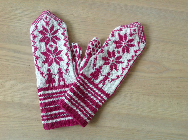 Ravelry: Vintage Norwegian Mittens pattern by Lalla Frolich Miller
