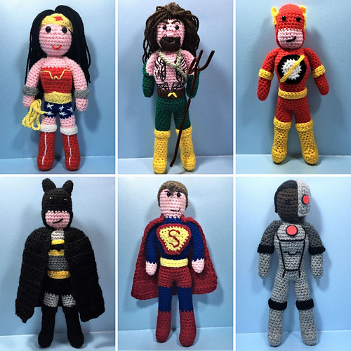 Ravelry: Superhero Cyborg pattern by Teenie Crochets