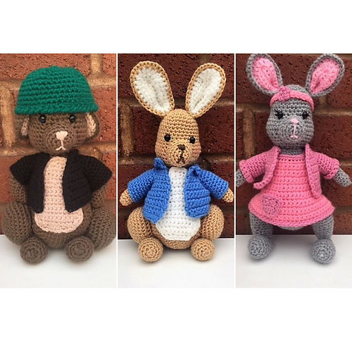 Ravelry: Peter Rabbit pattern by Teenie Crochets